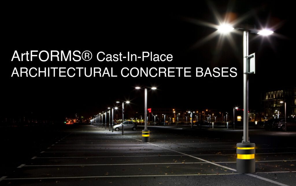 Site Lighting Pole Bases - ArtFORMS® Concrete Bases